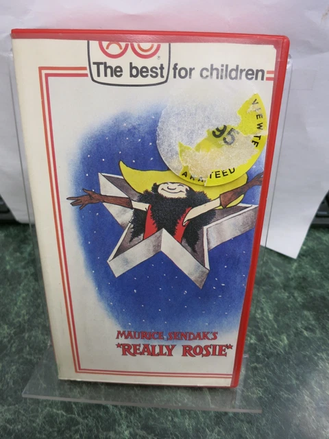 THE CHILDREN'S CIRCLE Maurice Sendak's Really Rosie VHS 1975 Carole ...