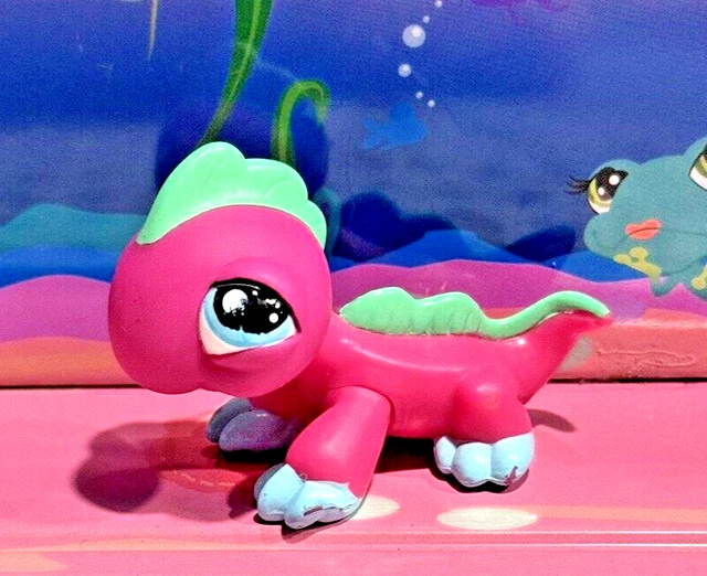 LITTLEST PET SHOP Authentic Hot Pink Iguana Lizard #1575 EUR 10,64 ...