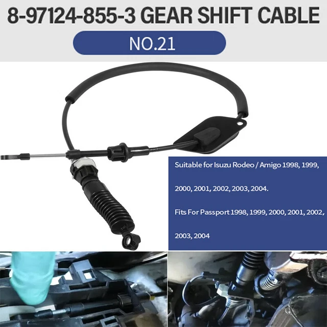 8-97124-855-3 SHIFTER SHIFT Selector Cable for 1998-2004 Isuzu Rodeo ...