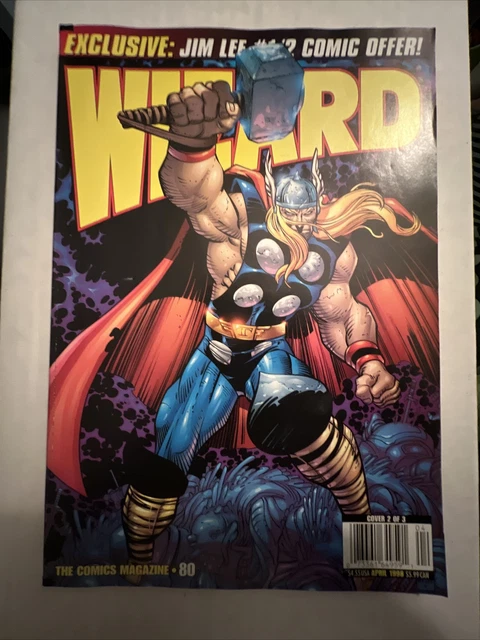 WIZARD THE COMICS Magazine Issue #80 John Romita Jr. Thor Cover (April ...
