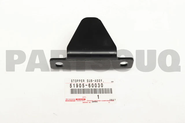5190560030 GENUINE TOYOTA STOPPER, SPARE WHEEL CARRIER AUXILIARY 51905 ...