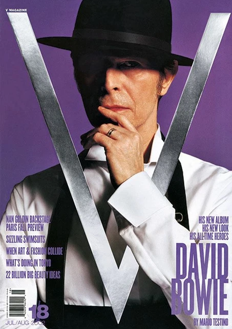 V MAGAZINE DAVID Bowie by Mario Testino for V18 July/August 2002. £199. ...