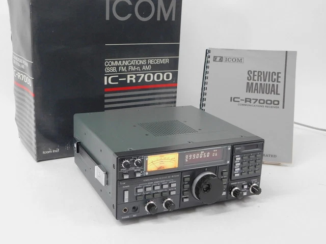 ICOM IC-R7000 VINTAGE Radio Communications Receiver + Original Box ...