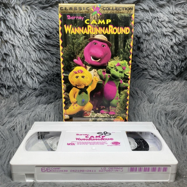 BARNEY'S BARNEY CAMP WannaRunnaRound Classic Collection VHS 1997 ...