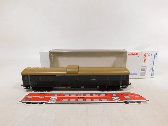 MÄRKLIN H0 AC 4186 Sheet Metal Baggage 8591 Kwste Württemberg Mint +Box ...