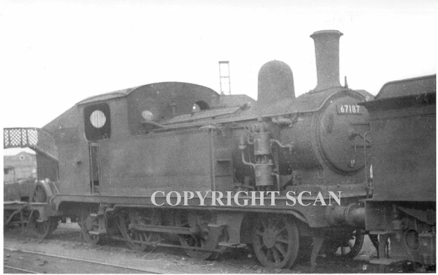 RAILWAY STEAM PHOTO.: 67187 Ex LNER CLASS F4 @ STRATFORD 49 £2.99 ...