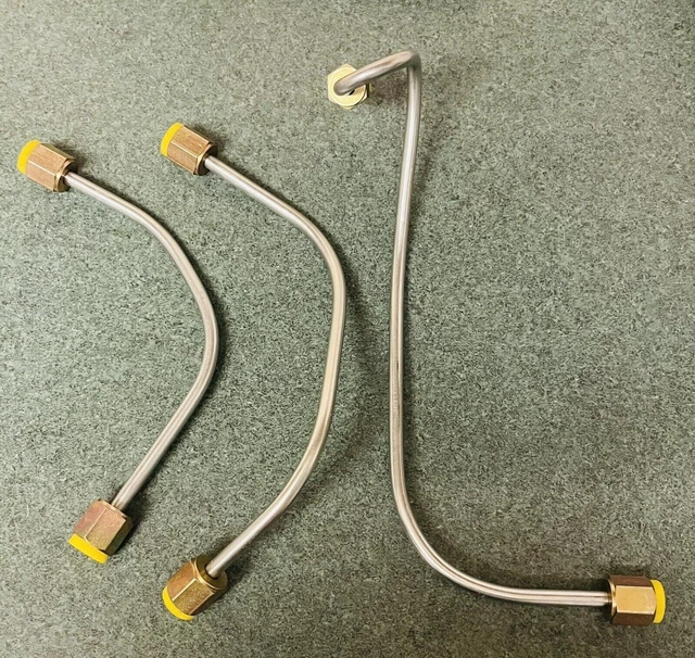 FORDSON DEXTA FUEL Injector Pipe Set. (Pneumatic Injection Pump) £26.20 ...