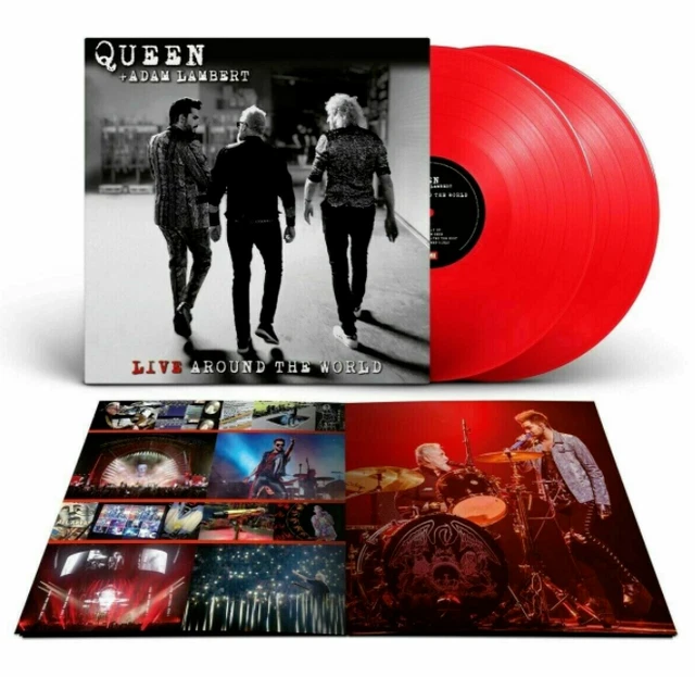 QUEEN + ADAM Lambert 'Live Around The World' Double Red 2 x LP Vinyl Album EUR 52,72 - PicClick DE