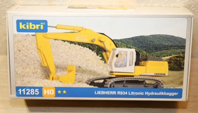 KIBRI H0 11285 LIEBHERR R934 Litronic Hydraulikbagger (Bausatz) EUR 18 ...