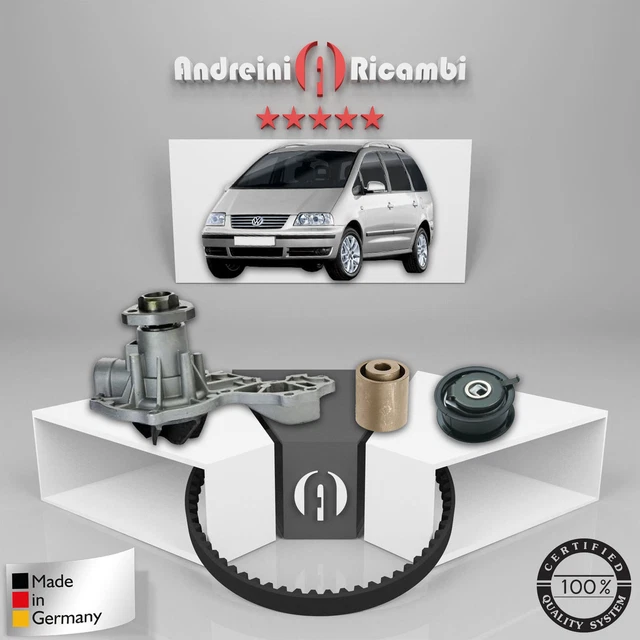 KIT COURROIE DE Distribution+Pompe à Eau VW Sharan 1.9 Tdi 81KW 110CV ...