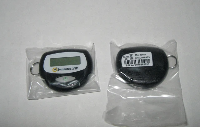 NEW SYMANTEC VIP Credential Mini Token HAI08 Validation Protection ...