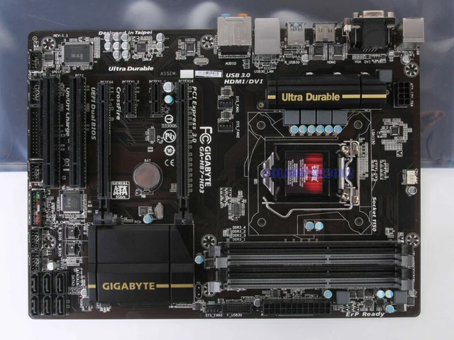 GIGABYTE GA-H87-HD3 MOTHERBOARD Intel H87 LGA 1150 DDR3 £127.86 ...