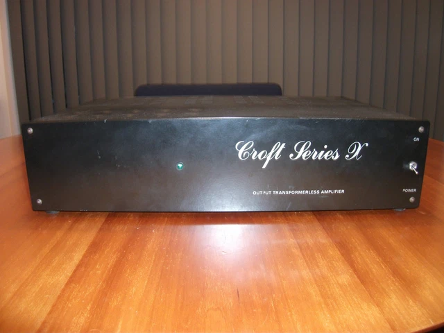 CROFT SERIES X Power Amplifier (20W + 20W) Output Transformerless (OTL ...