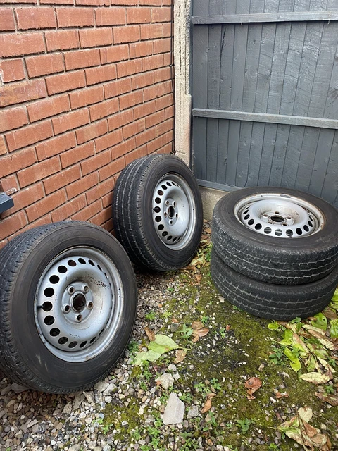 4 X ORIGINAL VW Transporter T5 T6 GP Steel Wheels £99.00 - PicClick UK