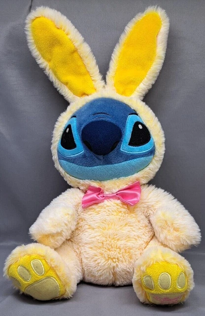 DISNEY STORE STITCH Lilo Stitch Easter Bunny Ears Rabbit Plush Doll ...