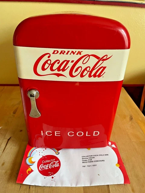 RARE MINI FRIGO Collector Coca Cola 1996 Model Bcr-4/523550 Certificat ...