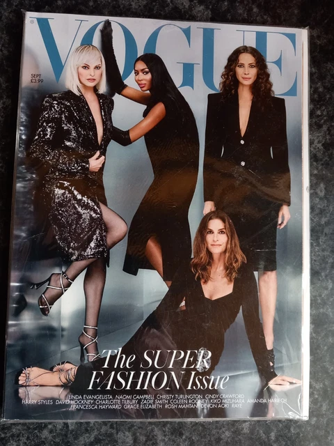 VOGUE SEPTEMBER 2023 - Original Supermodels Revisited - NEW UNREAD COPY ...