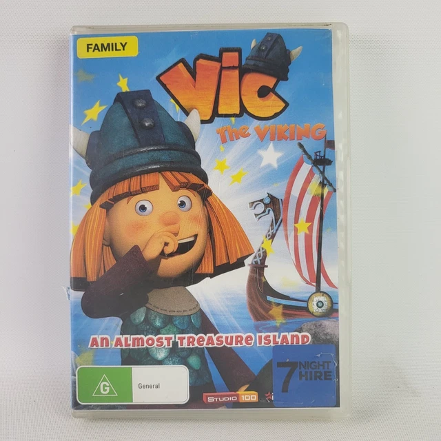 VIC THE VIKING - An Almost Treasure Island (DVD, 2014) Ex Rental $4.99 ...