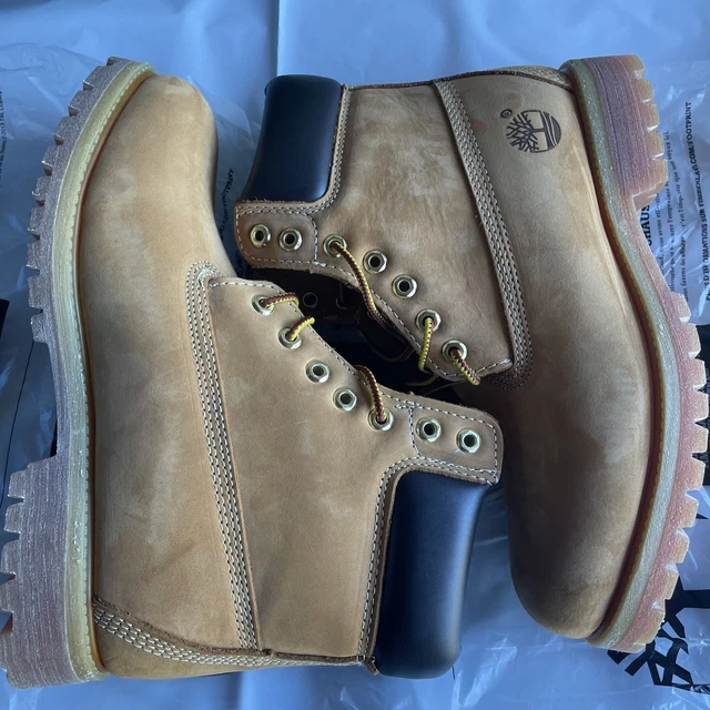 TIMBERLAND MEN'S 6 Inch Premium Waterproof Wheat Boots - US Men’s Size ...