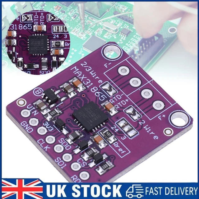 MAX31865 PT100/PT1000 RTD Temperature Sensor Detector Module Sensor ...