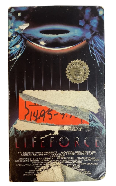 LIFEFORCE VHS SCI Fi Horror Vestron Video 1985 Tobe Hooper Ex ...