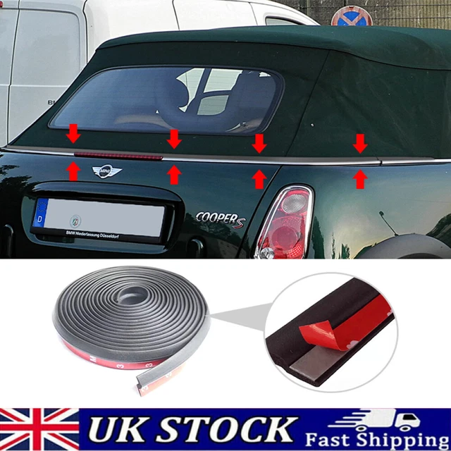 MINI ONE COOPER S Convertible R52 Rear Roof Soft Top Rubber Seal ...