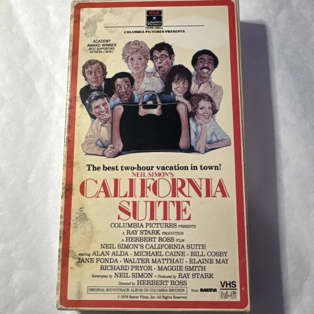 CALIFORNIA SUITE (VHS 1978) Vintage Neil Simon Columbia pictures Jane ...