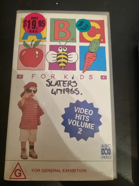 ABC FOR KIDS Volume 2 VHS ABC Video 1992 V12 £15.77 - PicClick UK