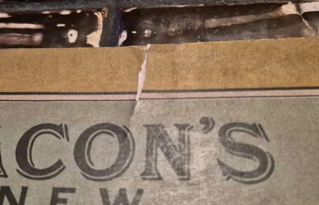 'BACON’S NEW GENERAL Atlas of the World' 1907 31 Antique Colour Maps ...