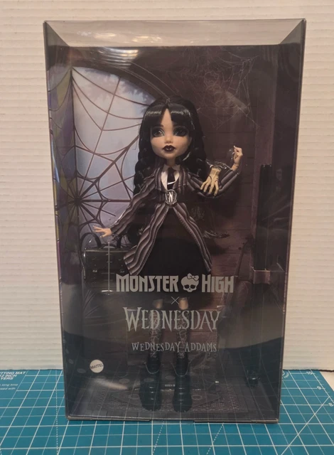 MATTEL MONSTER HIGH x Wednesday Addams Doll - New Factory Sealed ...