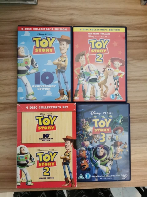 TOY STORY 1 2 3 DVD Bundle 10th Anniversary £4.95 - PicClick UK