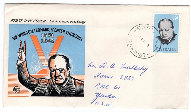1965 MAY 24TH. WCS First Day Cover. Sir Winston Churchill. $8.50 ...