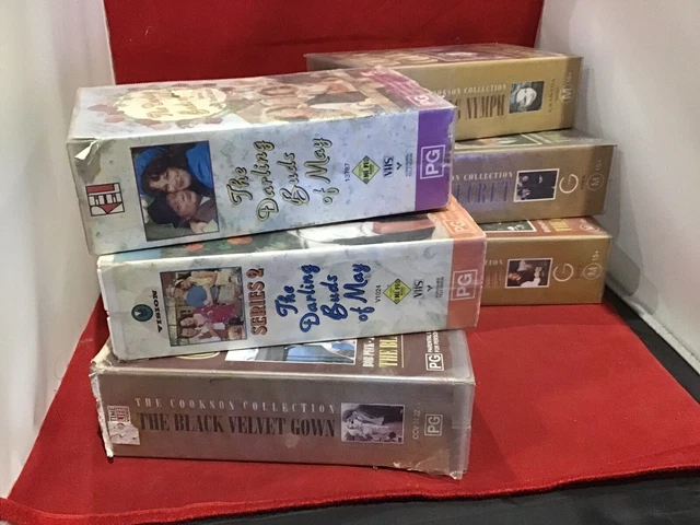 CATHERINE COOKSON VHS Box Set x 6 Retro Vintage Video Cassettes x 12 ...