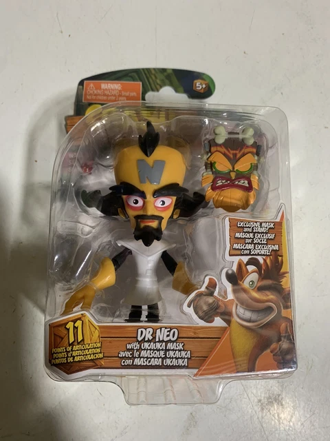 CRASH BANDICOOT 11CM DR NEO WITH UKAUKA MASK figure - Brand New £10.99 ...