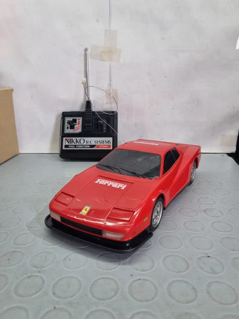 GIG NIKKO FERRARI Testarossa Rc Scala 1/18 Con Telecomando EUR 23,50 ...