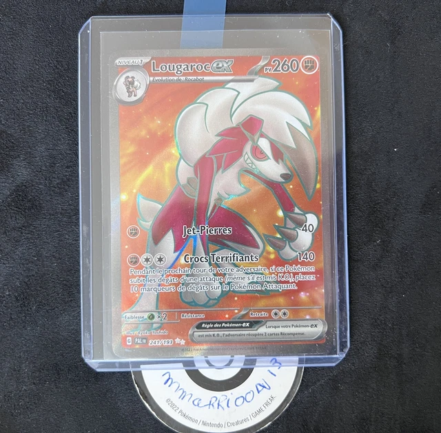 CARTE POKEMON LOUGAROC Ex Full Art 241/193 EV02 Evolutions a paldea 🇫🇷 ...