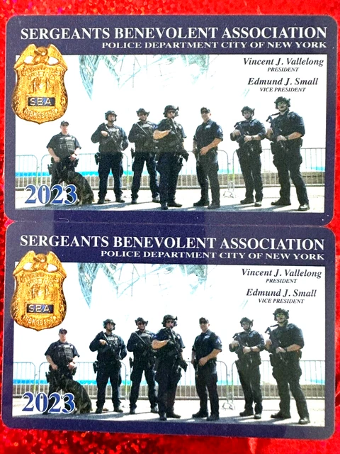 2 BRAND NEW 2023 Sba Pba Sergeants Cards" Not Cea Lba Dea Pba Card EUR ...
