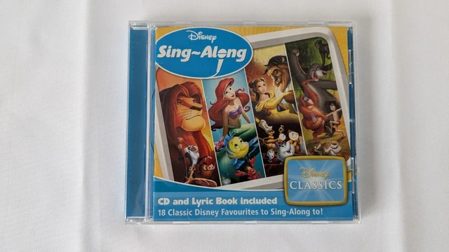 DISNEY CLASSICS SING Along CD With Lyric Book 2015 Walt Disney Records ...