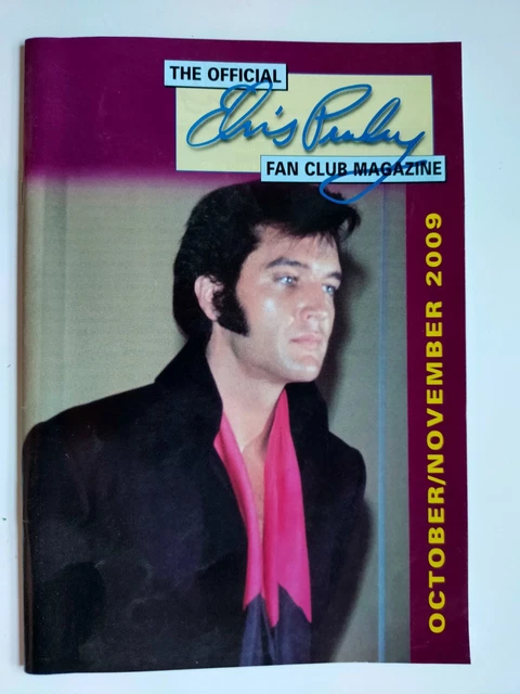 THE OFFICIAL ELVIS Presley Fan Club Magazine Of Great Britain Oct - Nov ...
