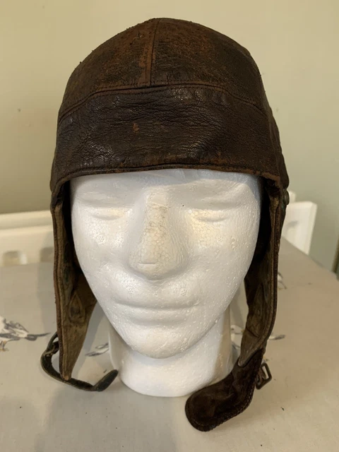 ORIGINAL WW2 RAF Type C Pilot Flying Helmet With Oxygen Mask With Named ...