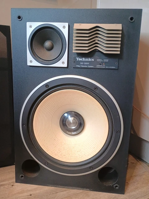 RARE TECHNICS SB-C600 12" Wooden Cabinet Hifi Speaker £395.00 - PicClick UK