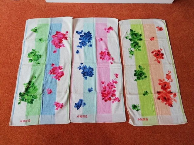 DDR, 3 HANDTÜCHER, Made in China, 77 x 35 cm, Baumwolle, unbenutzt EUR ...