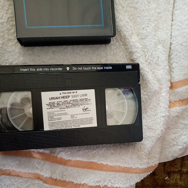 VHS VIDEO TESTED Rare Uriah Heep Easy Livin £26.68 - PicClick UK