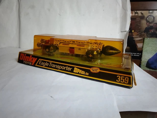 Rare Vintage Dinky Toys Eagle Transporter Space 1999 Original No 359 £
