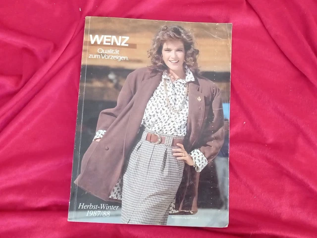 WENZ KATALOG HERBST Winter 1987 1988 Versandhauskatalog #613 EUR 49,99 ...