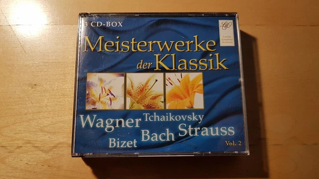 MEISTERWERKE DER KLASSIK, Wagner, Bach Bizet, Strauss, 3CD's, siehe die ...
