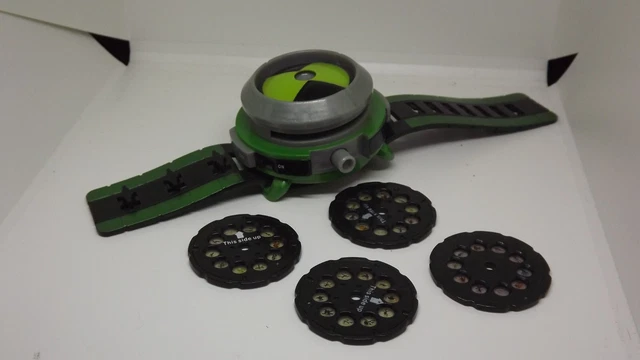 BEN 10: ALIEN Force - Omnitrix Illuminator with 4 Discs (2008, Bandai ...