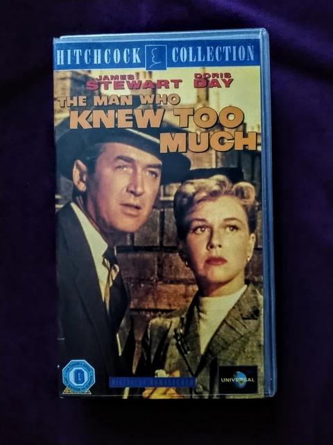 THE MAN WHO Knew Too Much VHS Movie (James Stewart, Alfred Hitchcock ...
