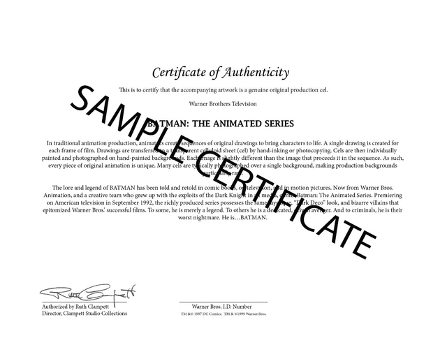 BATMAN ANIMATED SERIES-ORIGINAL Production Drawing-Poison Ivy-Almost ...