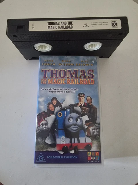 THOMAS AND THE Magic Railroad VHS Video 2000 ABC Tape Fonda Baldwin £18 ...